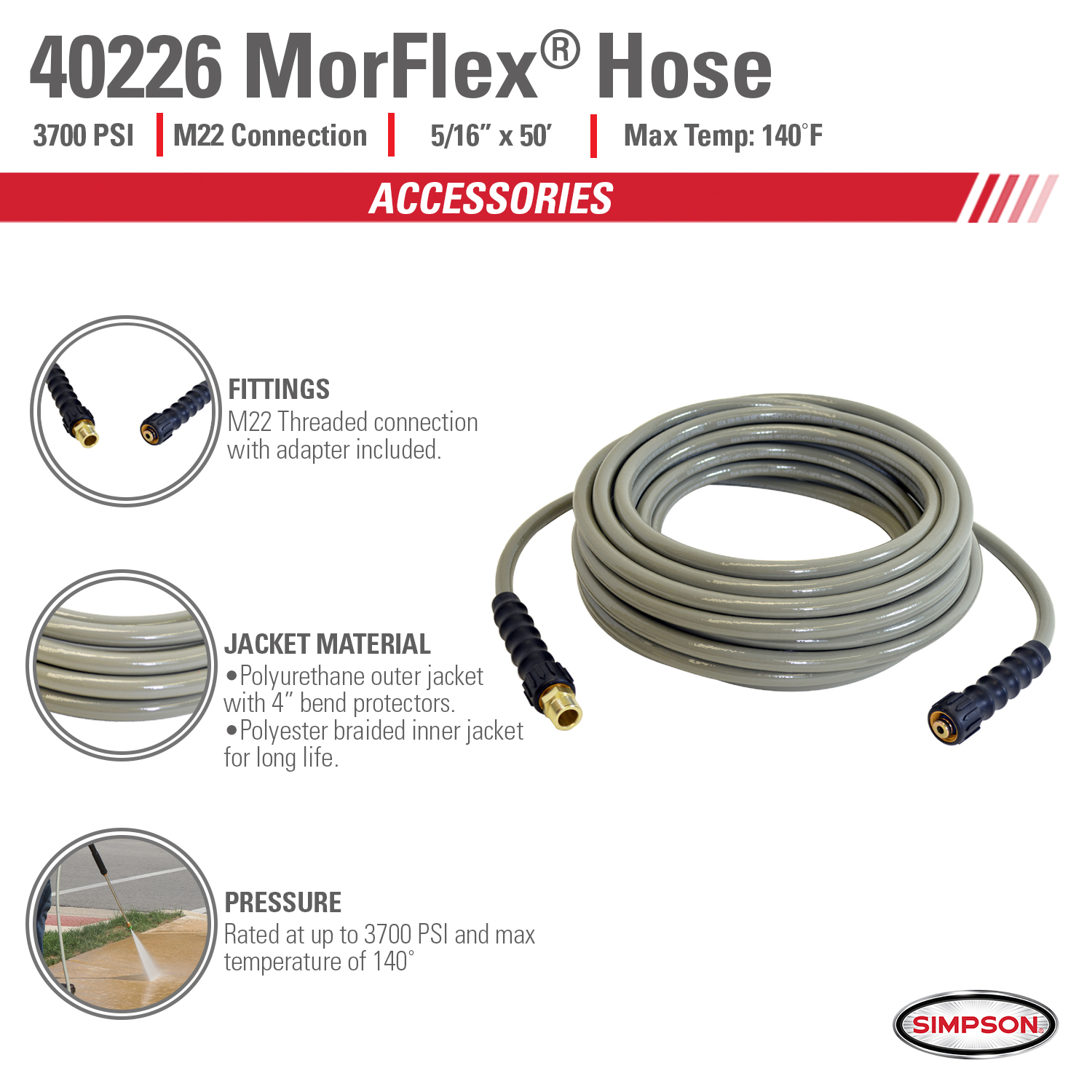 MorFlex Hose 40226|Simpson