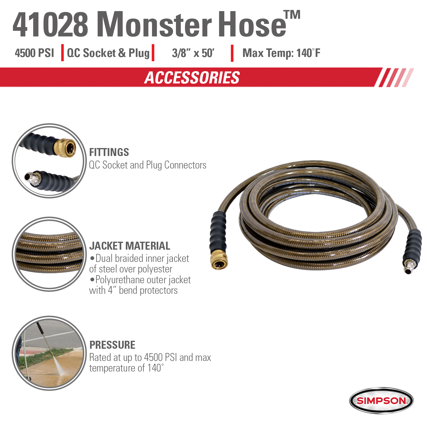 Monster Hose 41028|Simpson