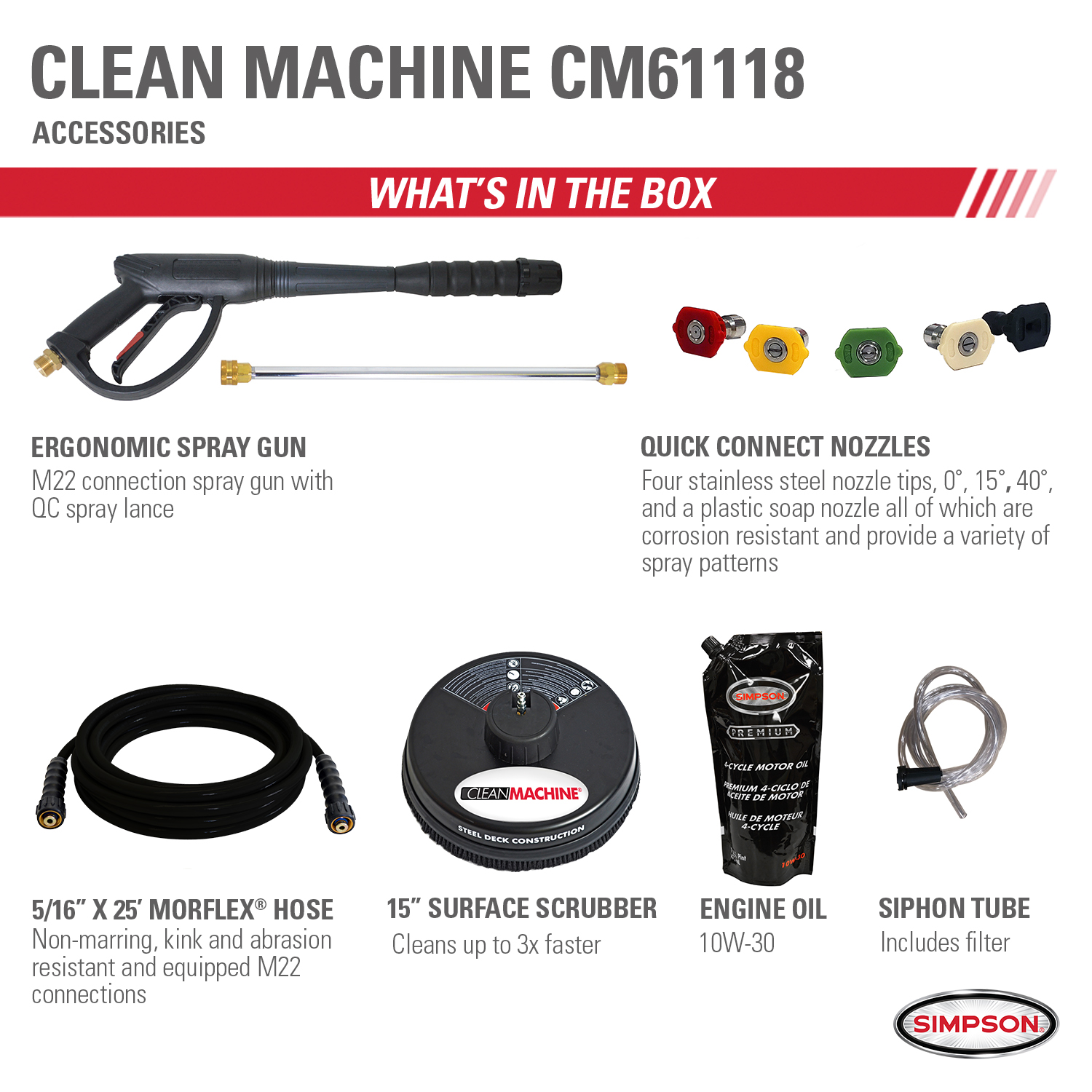 Clean Machine CM61118 | Simpson