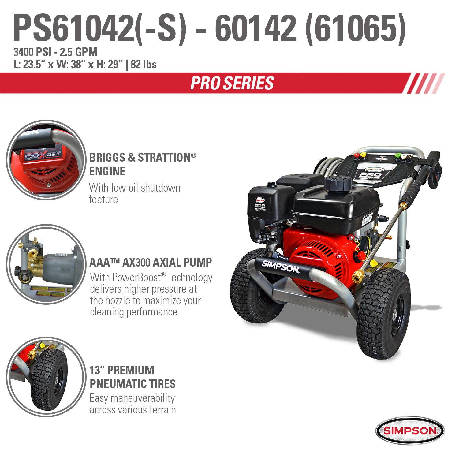 Pro Series PS61042(-S) | Simpson
