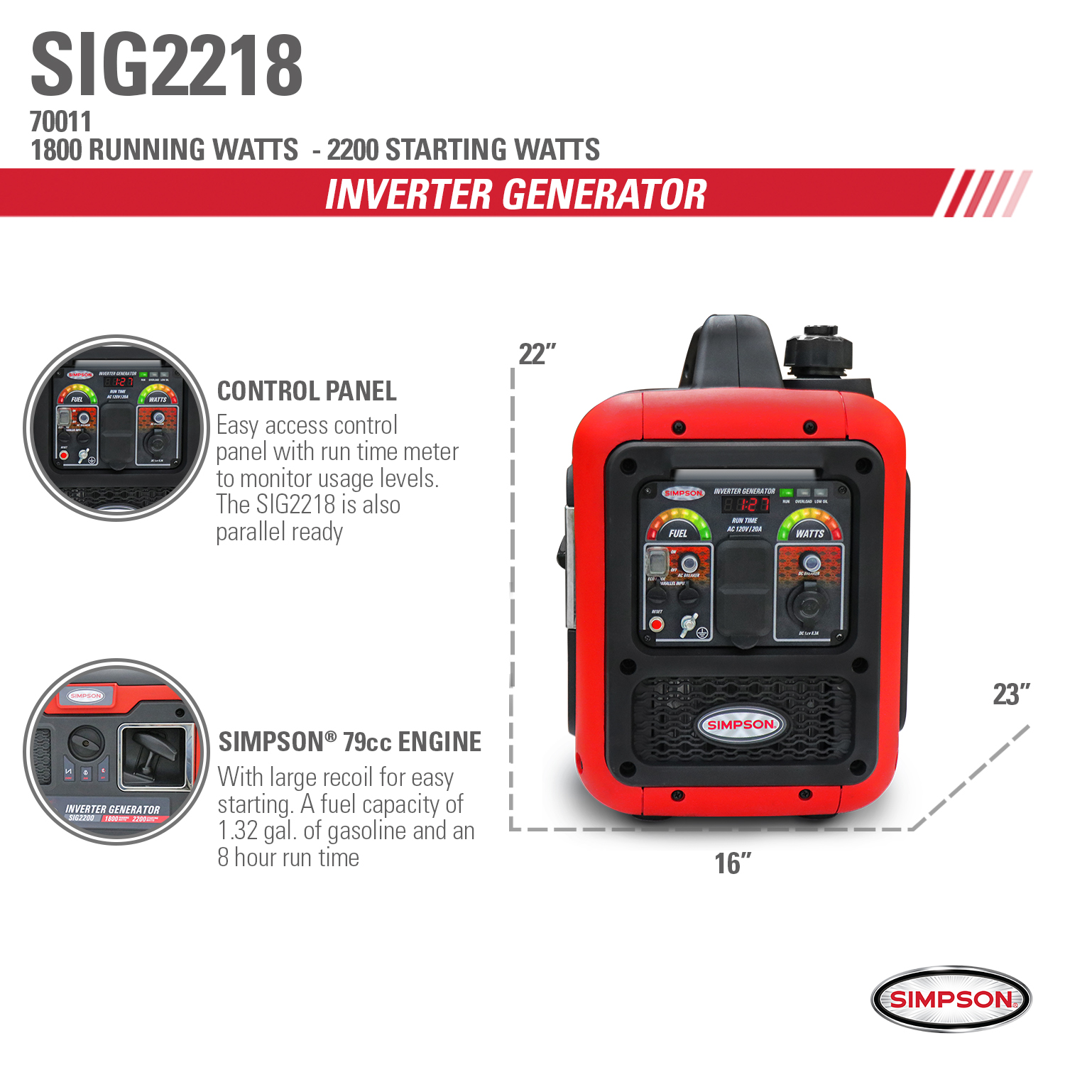 SIMPSON PowerShot SIG2218|Simpson