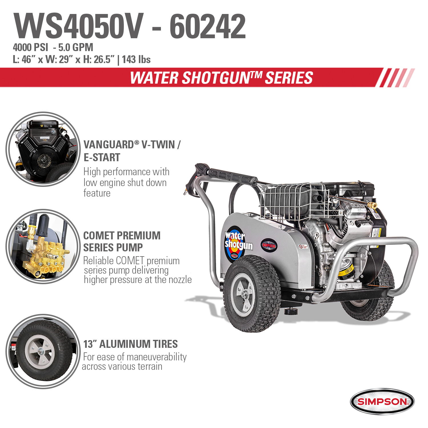 Water Shotgun WS4050V|Simpson
